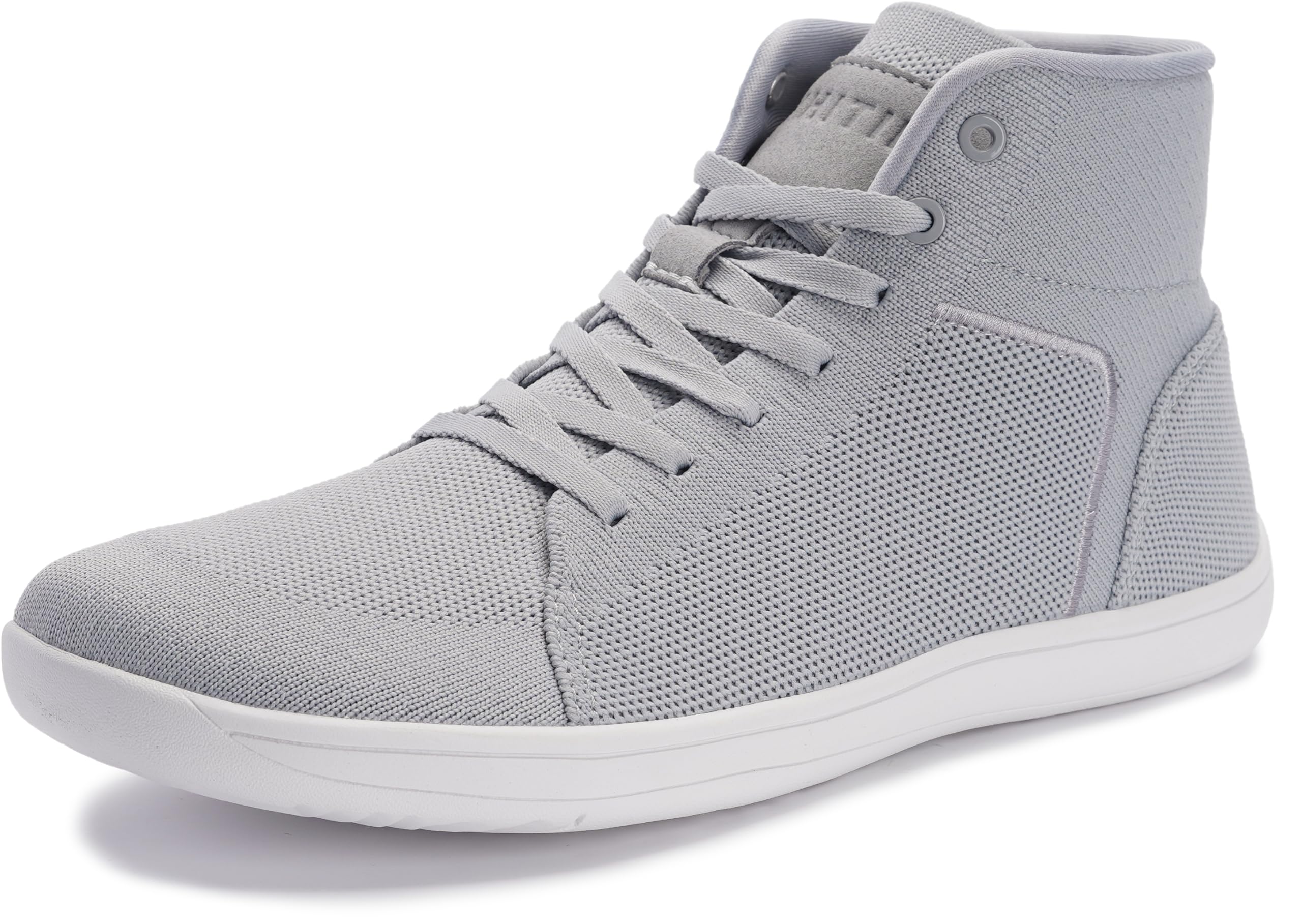 WHITIN Men's High Top Barefoot Shoes Wide Toe Box Minimalist Zero Drop ...