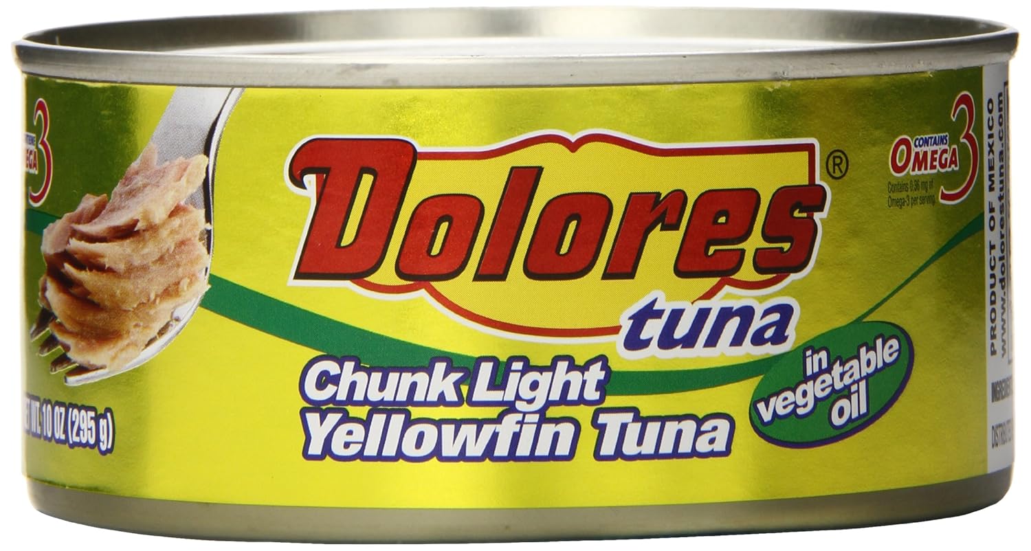 Amazon.com : Dolores Tuna in Oil Family Size, 10 oz : Grocery & Gourmet ...