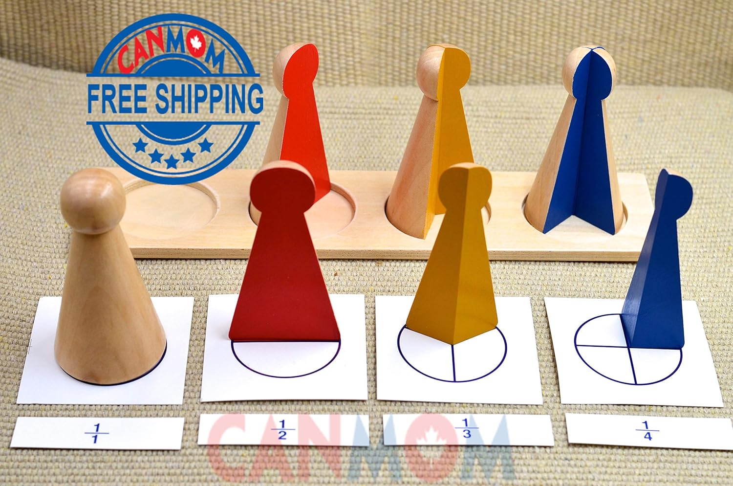 Amazon.com: Montessori Fraction skittles: Handmade