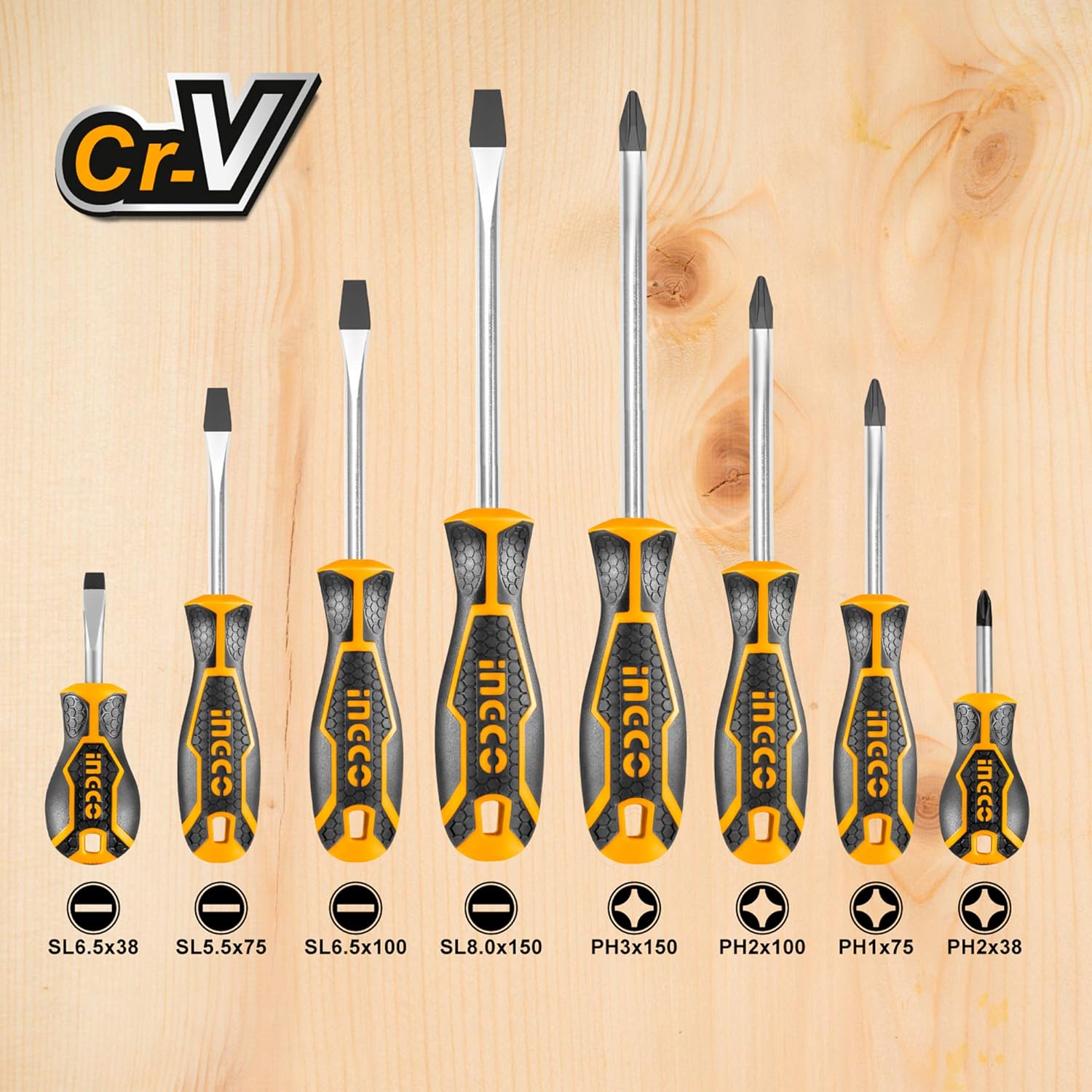 INGCO Tools Kit 18 PCS Screwdriver and Precision Screwdriver Set ...