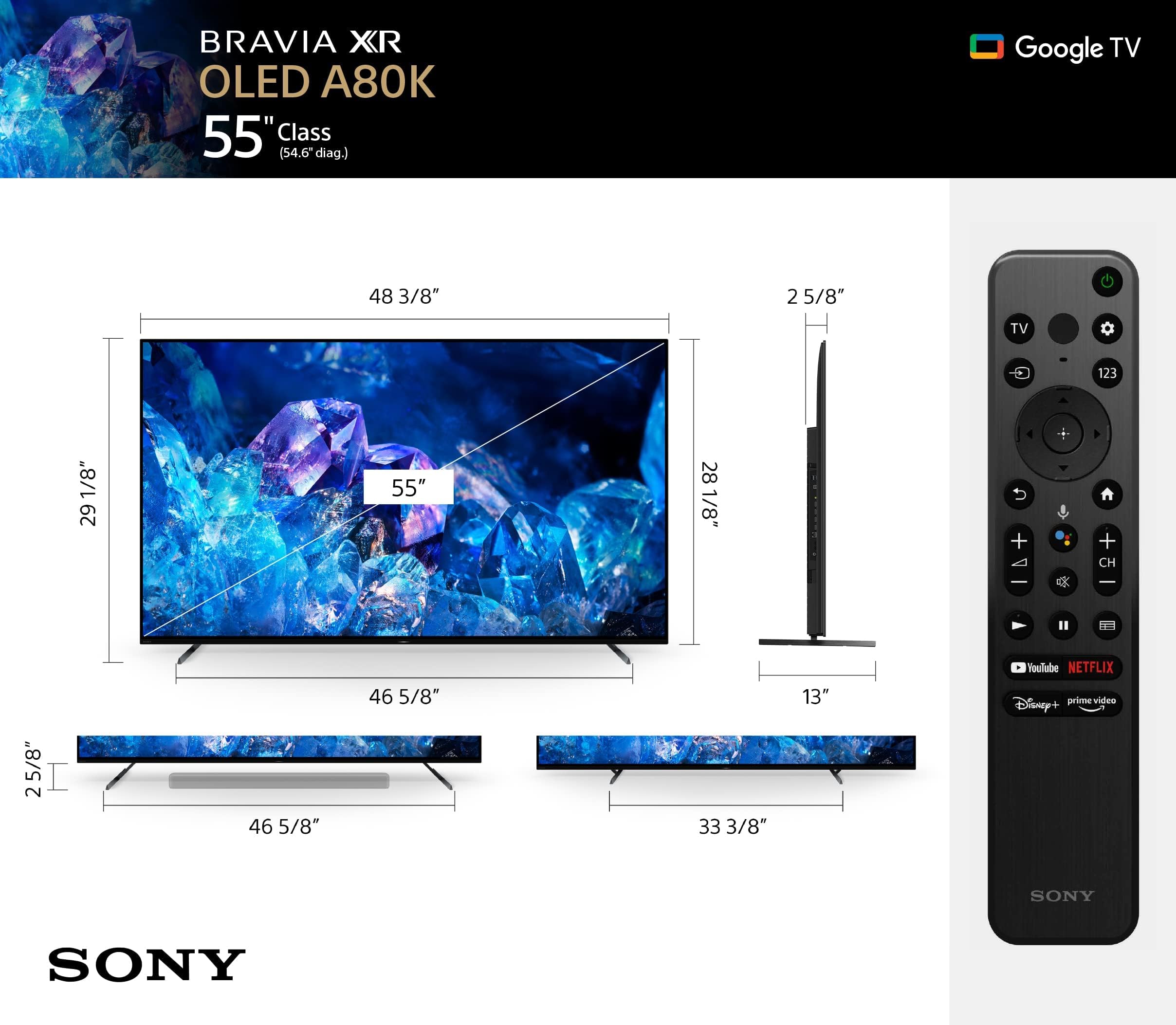Mua Sony OLED 55 inch BRAVIA XR A80K Series 4K Ultra HD TV: Smart ...