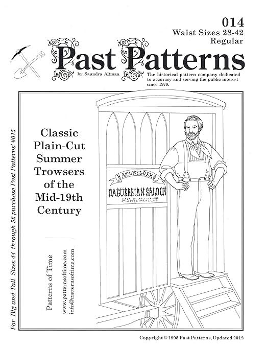 Men's Vintage Reproduction Sewing Patterns