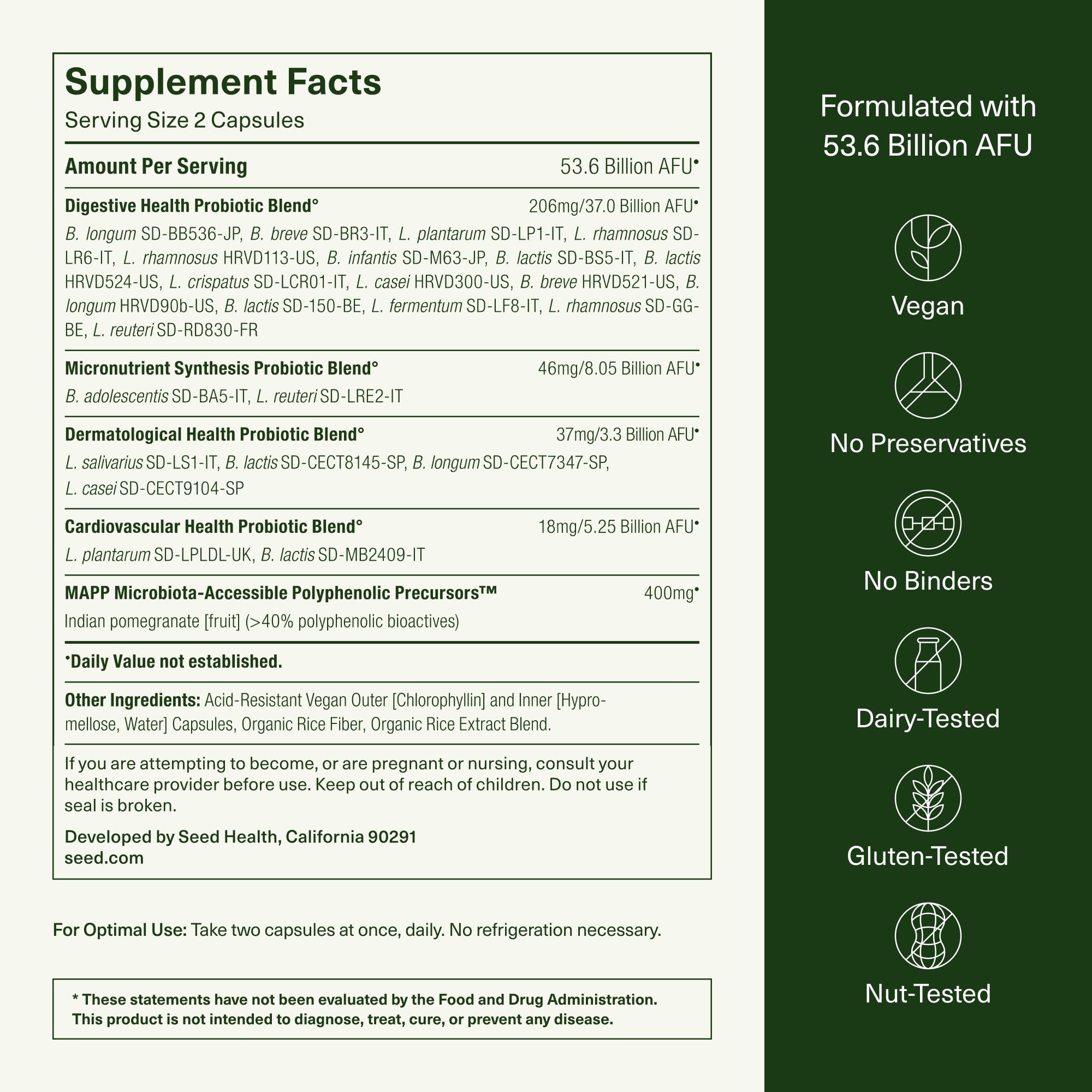 Mua Seed DS-01 Daily Synbiotic - Prebiotic and Probiotic (60 Capsules ...