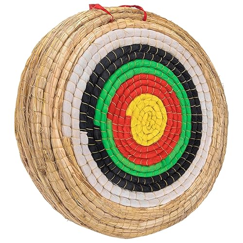 Straw Archery Target 5 Layer Large Round Arrow Target, Traditional Hand ...