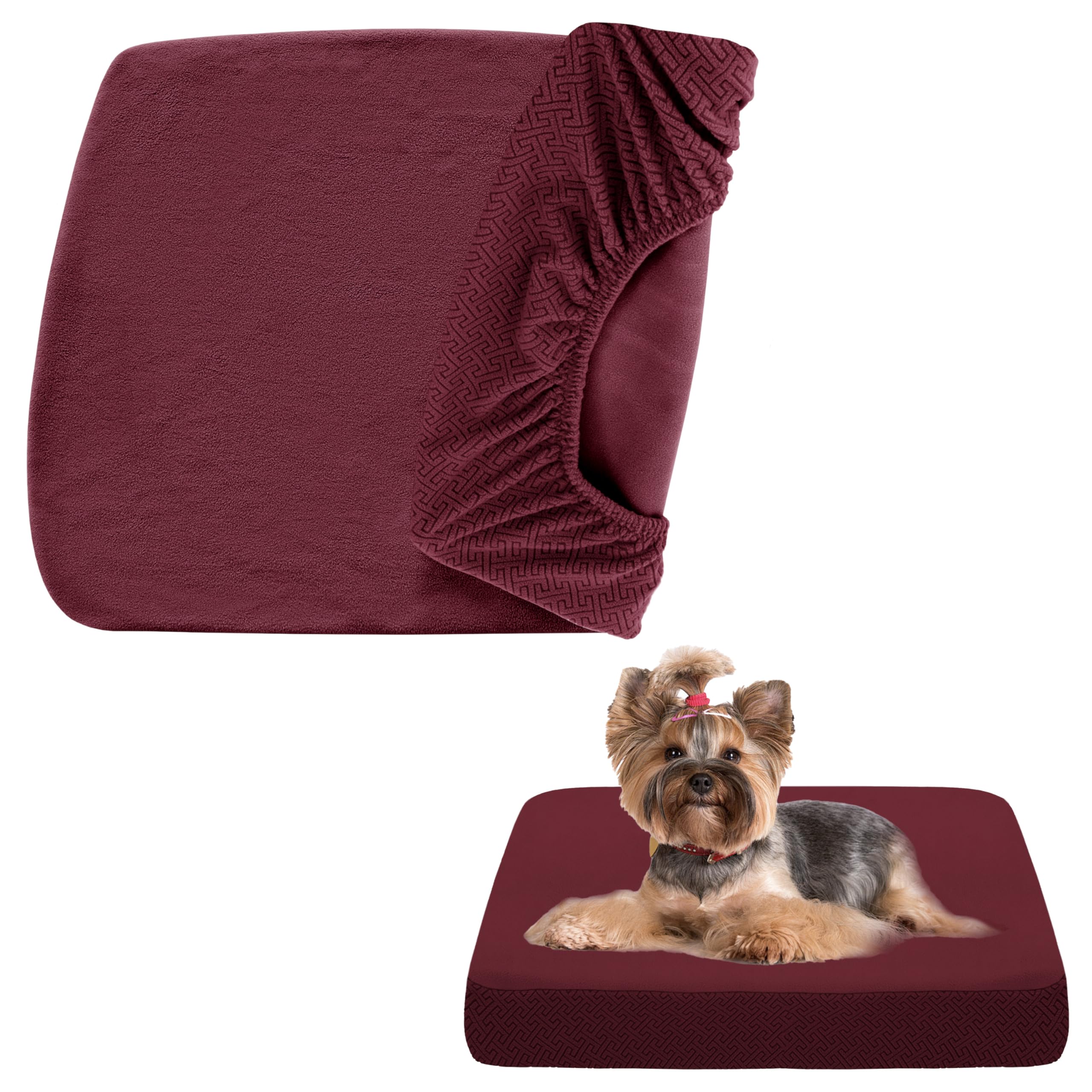 SOFTOWN Dog Bed Covers Replacement Washable Dog Bed Waterproof Cover ...