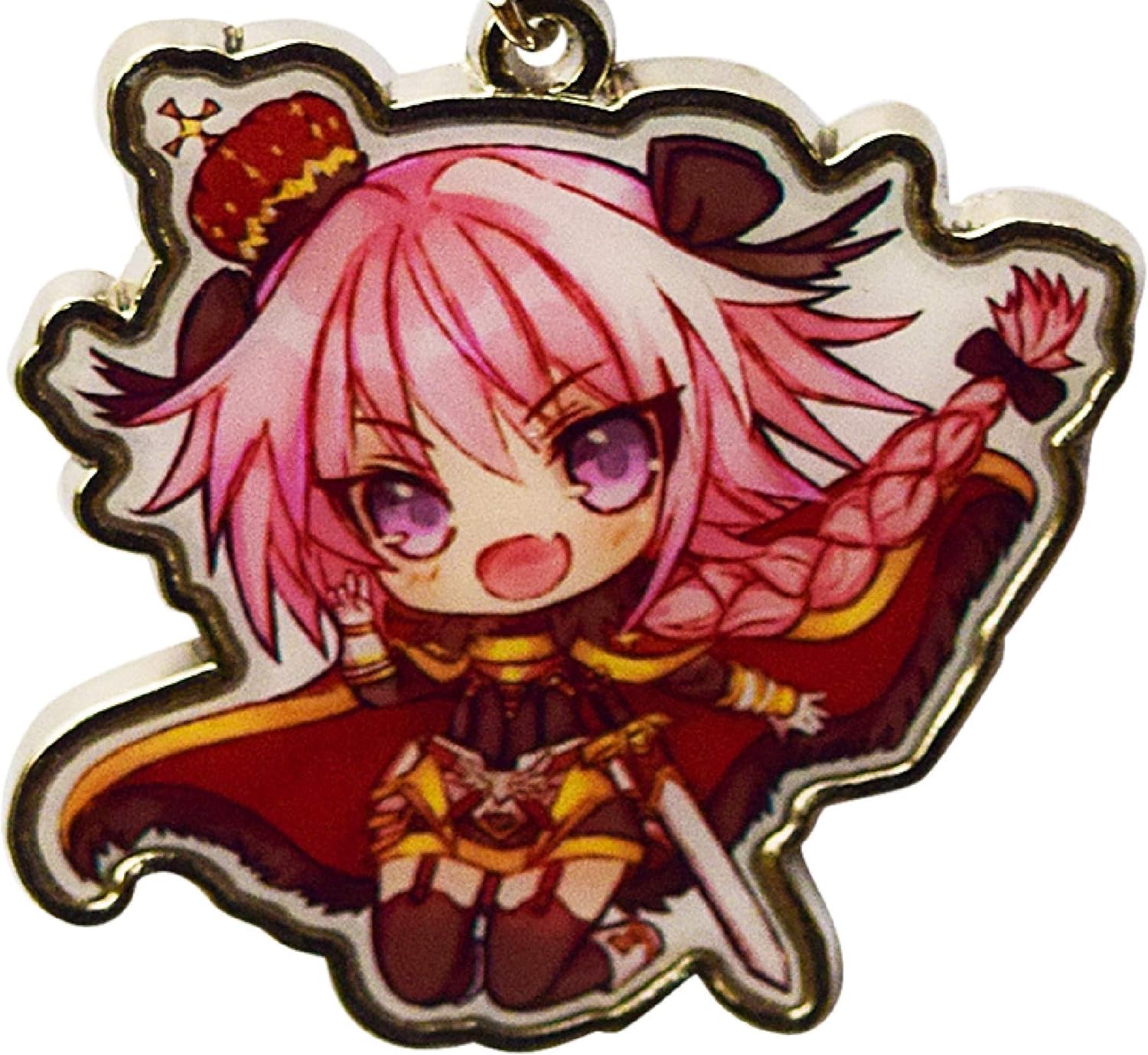 Amazon.com: GB Arts Fate Astolfo Metal Keychain Pendant: Office Products