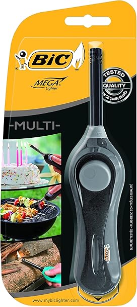 Amazon.com : New BIC Mega Lighter – Blue or Black, Multi-Purpose ...