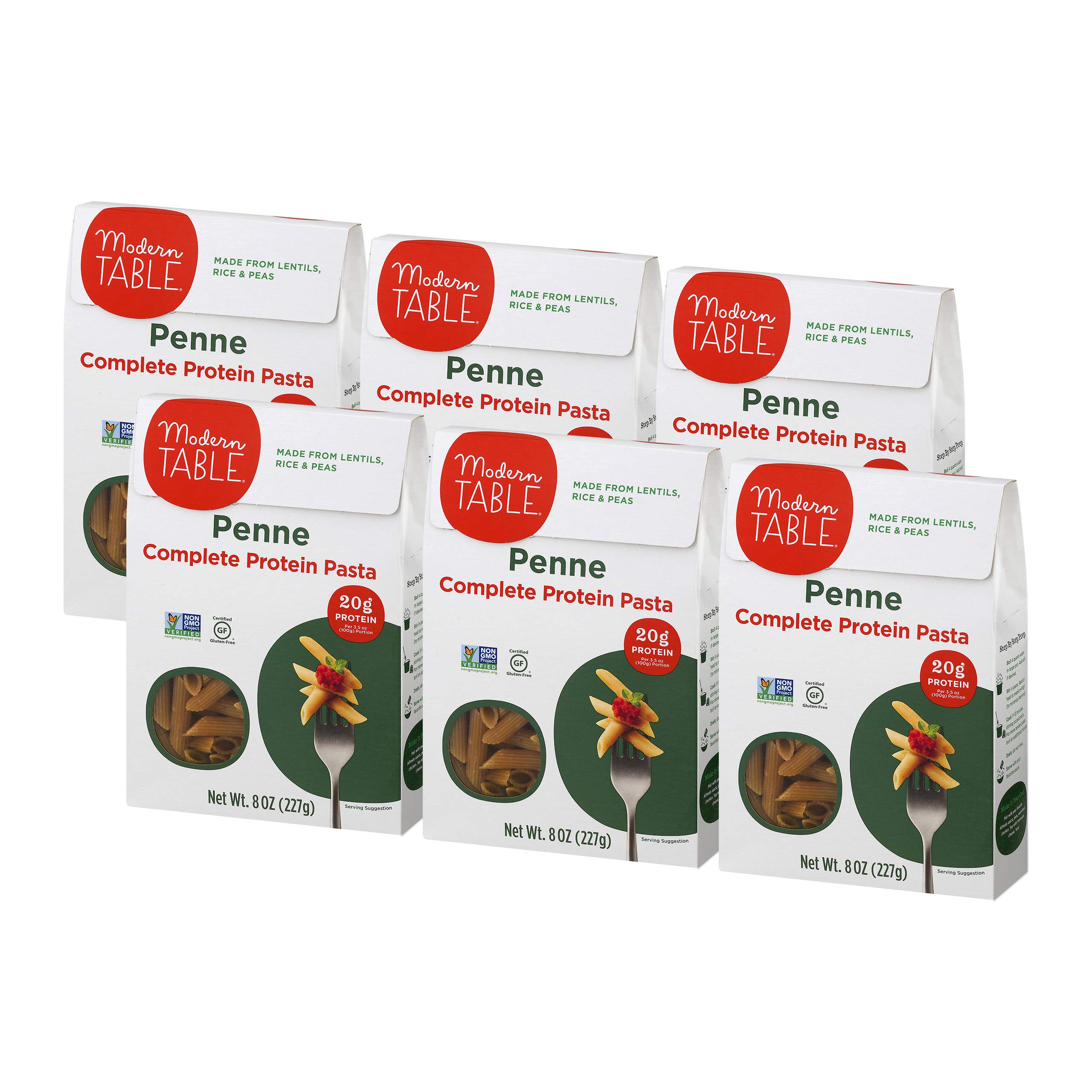 Amazon.com : Modern Table Gluten Free, Complete Protein Lentil Elbows ...