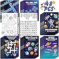 Amazon.com: Hungdao 48 Pcs Outer Space Mini Activity Books, Astronaut ...