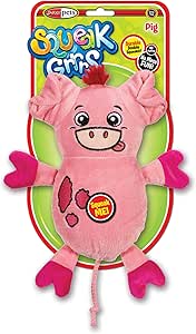 Pet Supplies : Pet Squeak Toys : SqueakGrrrs Pig Squeak Toy for Dogs ...