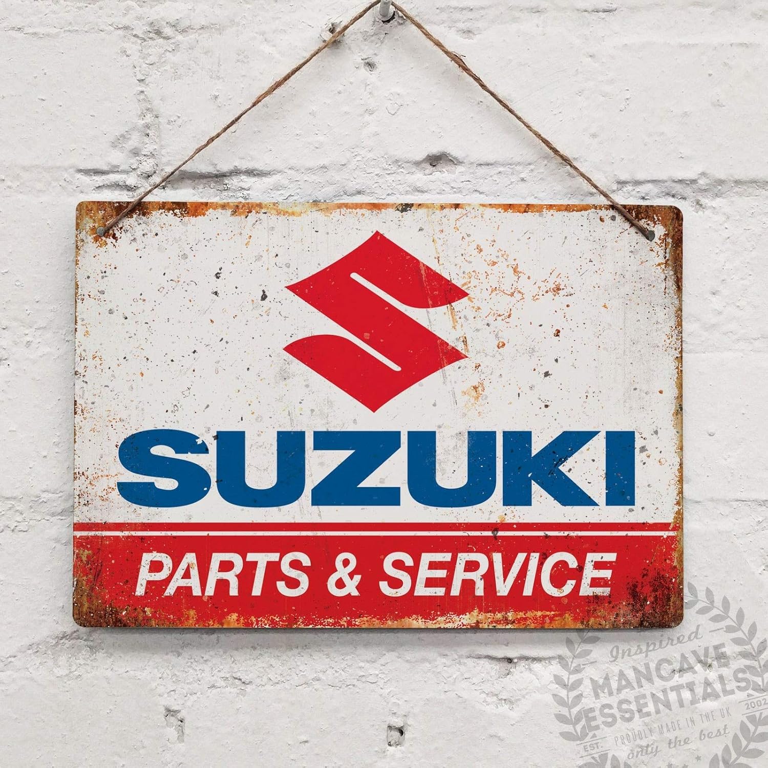 Amazon.de: BNTN Suzuki Parts and Service Vintage Tin Sign Metal Sign ...