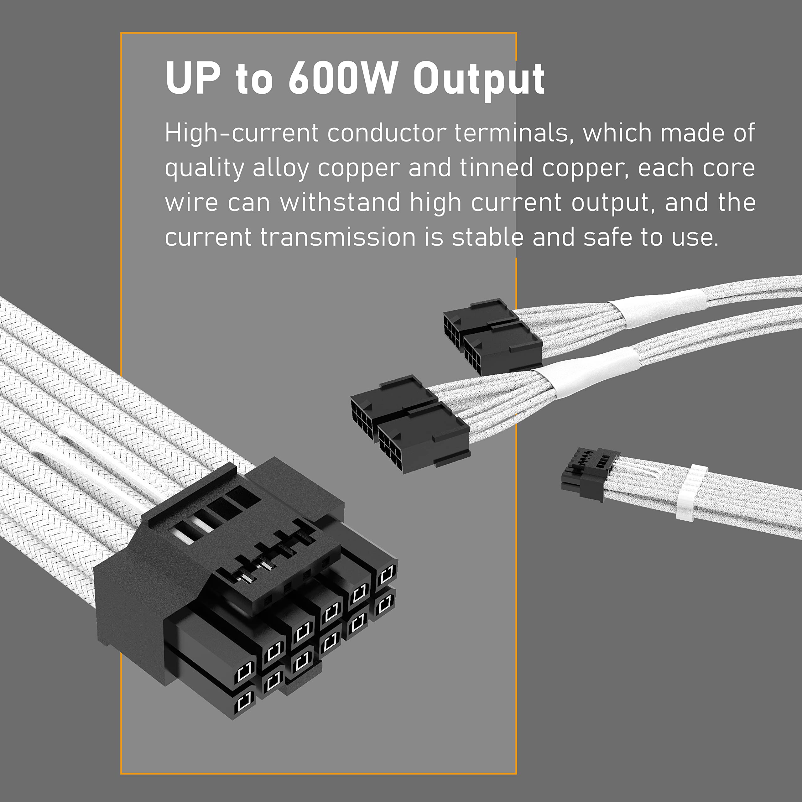 Mua EZDIY-FAB Power Only PSU Cable Extension Sleeve Cable, 16 Pin (12+4 ...