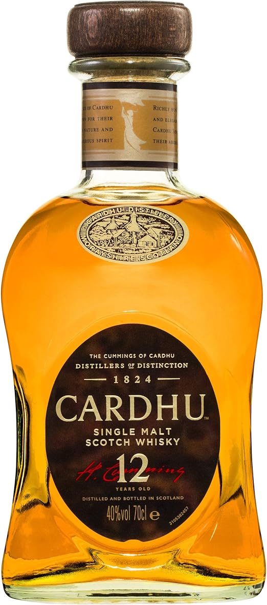 Cardhu 12 Years Old Single Malt Scotch Whisky 70 cl: Amazon.fr: Epicerie