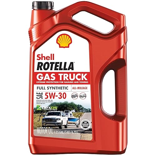 Shell Rotella Gas Truck Full Synthetic 0W-20 Motor Oil for Pickups and ...
