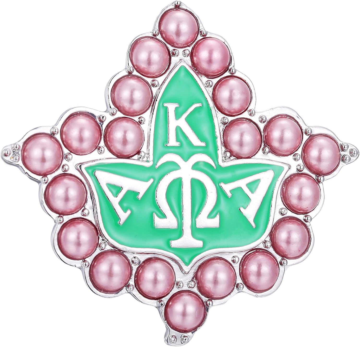 Amazon.com: KINGSIN Vintage Pearl Brooch for Women AKA Sorority Gifts ...