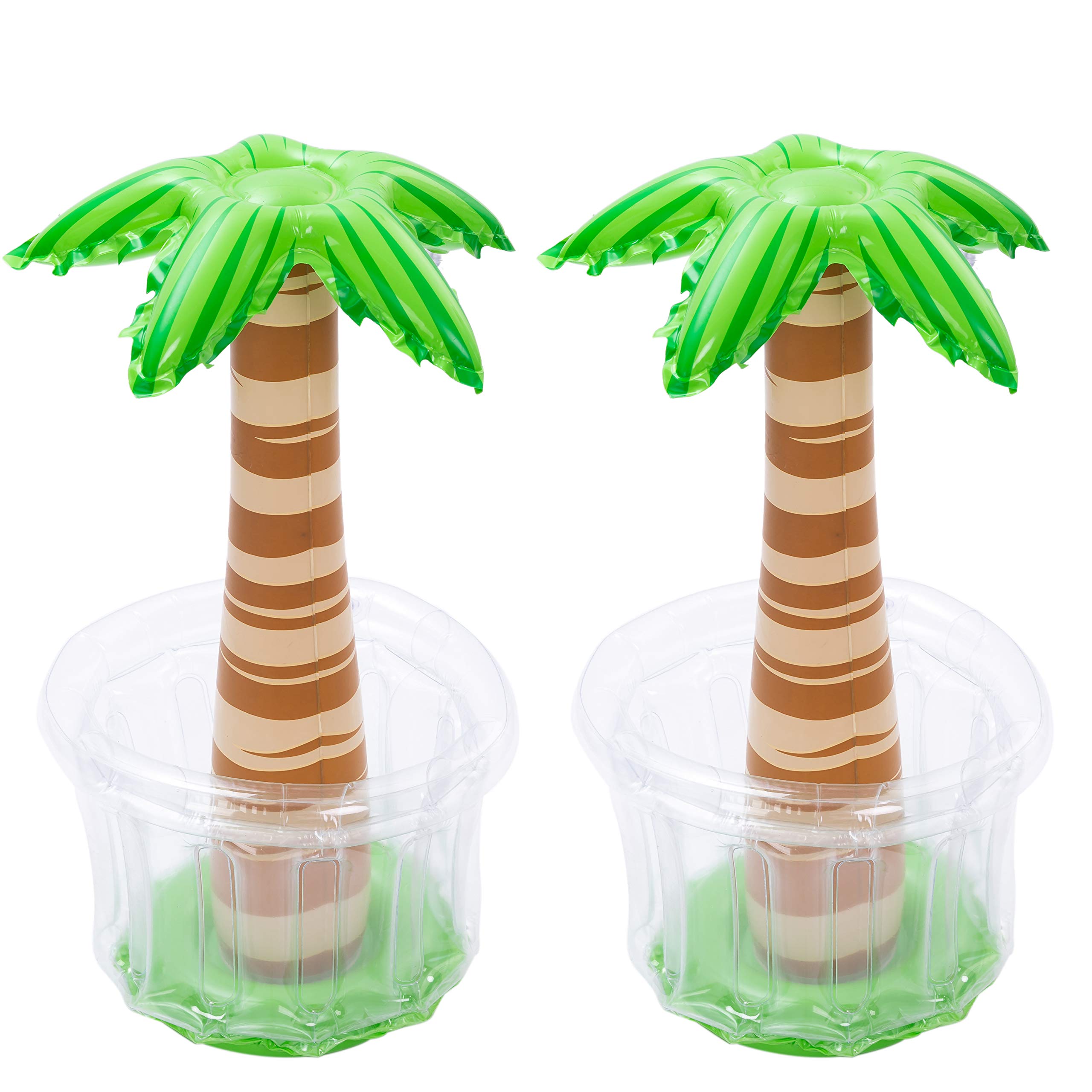 JOYIN 2 Packs Inflatable Palm Tree Cooler, 31.5" Hawaiian Inflatable ...