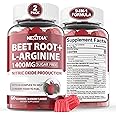 Amazon.com: Beet Root Gummies & L-Arginine 1400mg with B1, B2, B3, B5 ...