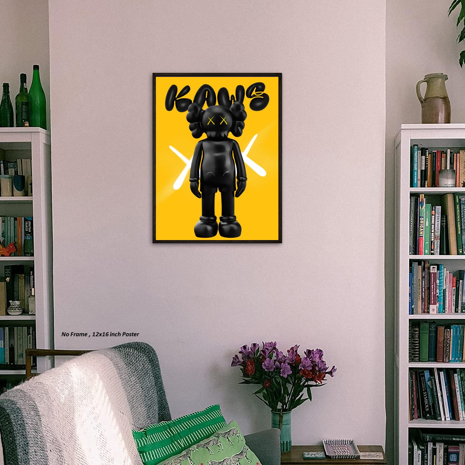 Mua Aesthetic Kaws Yellow Poster – (12x16 Inch) Unframed – Hypebeast ...
