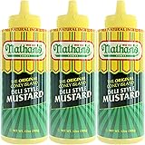Amazon.com : Nathan's Famous, Coney Island Mustard, Squeeze Bottle ...