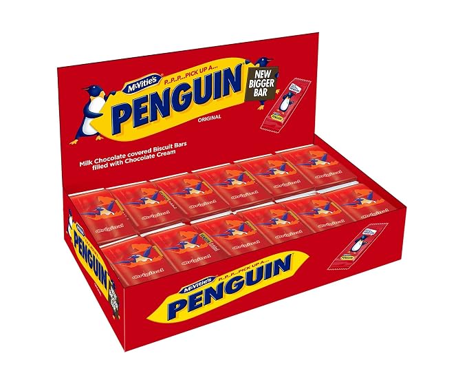 McVities Penguins Chocolate Bars - 1x48bisc: Amazon.co.uk: Grocery