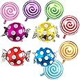 Amazon.com: 10Pieces Sweet Candy Foil Balloon Set Candies Theme Swirl ...