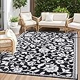 Amazon.com: OLANLY Waterproof Outdoor Rug 8x10 ft, Outdoor Plastic ...
