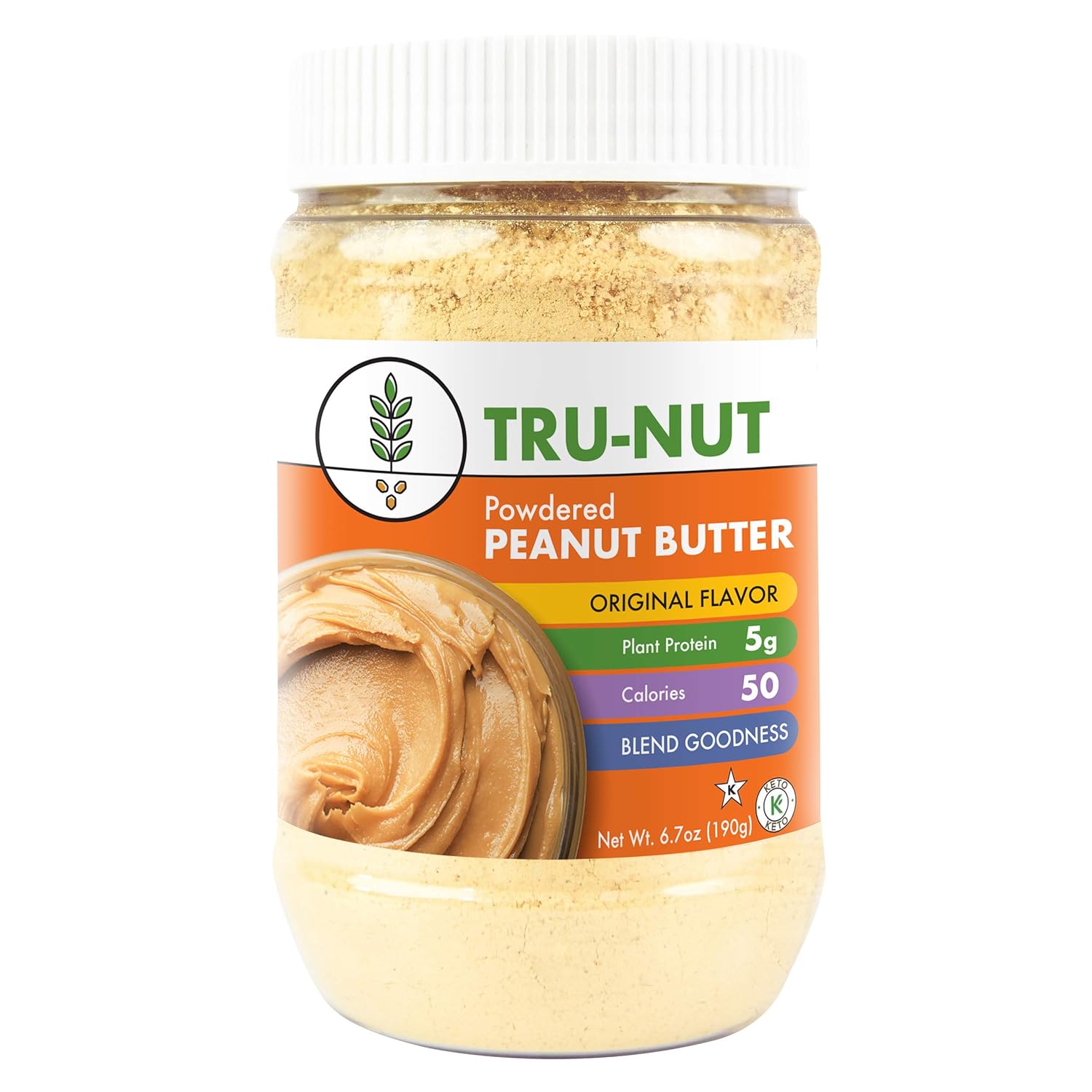 Tru-Nut Powdered Peanut Butter, 190g: Amazon.co.uk: Health & Personal Care