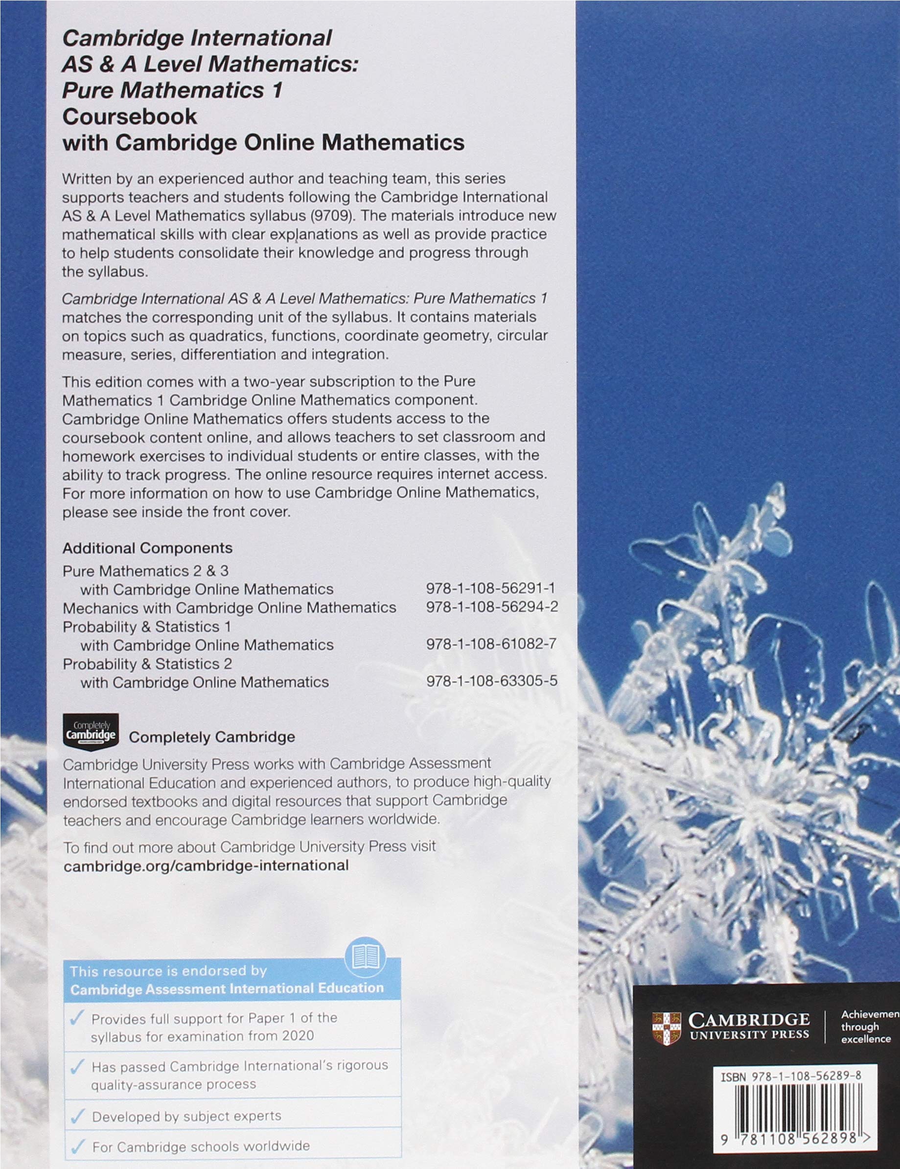 Mua Cambridge International AS & A Level Mathematics Pure Mathematics 1 ...