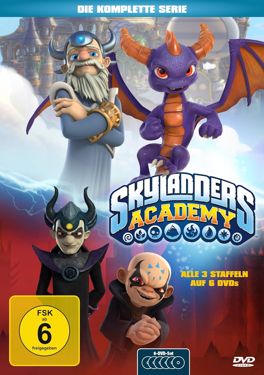 Amazon.com: Skylanders Academy - Komplettbox, 6 DVD: Movies & TV