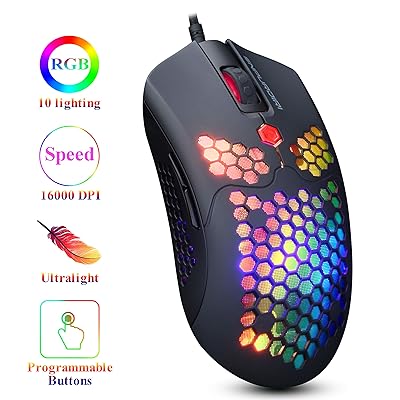 Snpurdiri 65 g Souris Filaire de Jeu - Coquille en Maroc | Ubuy