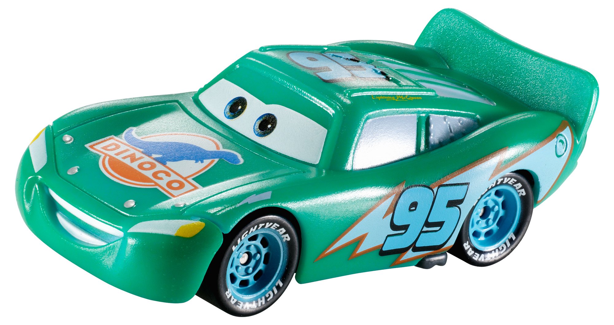 Disney Pixar Cars Color Changers Dinoco Lightning McQueen Green To