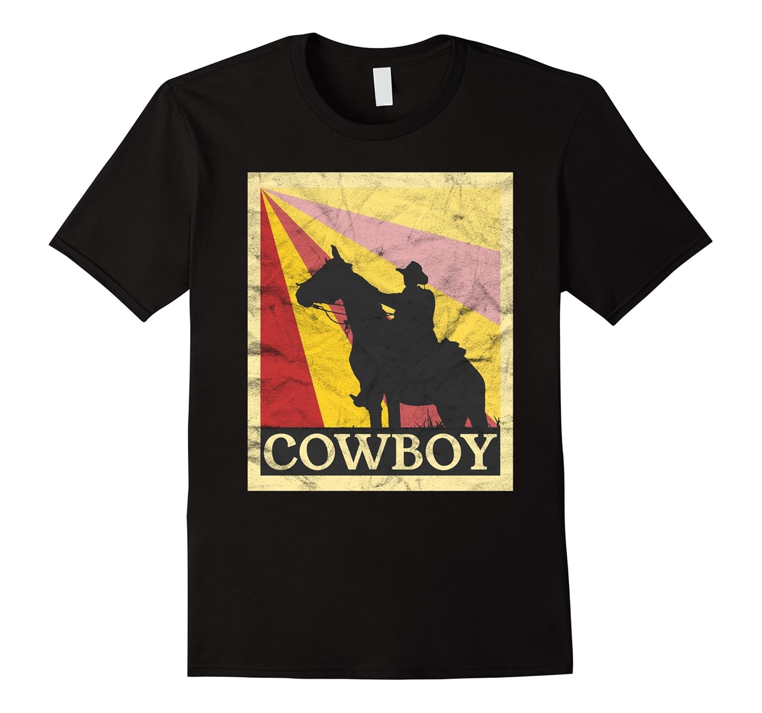 Cowboy T-Shirt Retro Vintage Style-CL – Colamaga