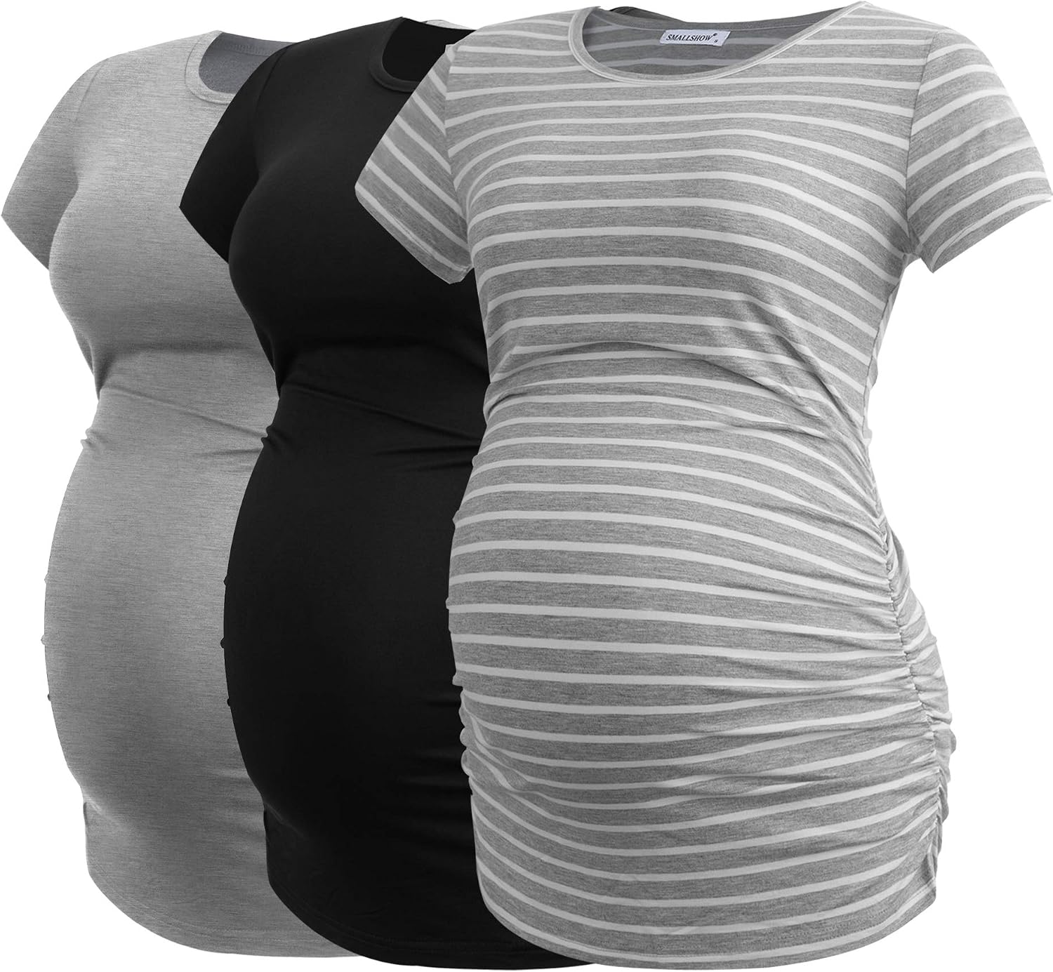 Smallshow Ropa de Maternidad Tops Ropa de Embarazo para Mujeres Pack de ...