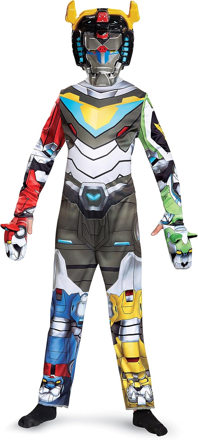 Amazon.com: Voltron Classic Costume, Multicolor, Small (4-6): Toys & Games