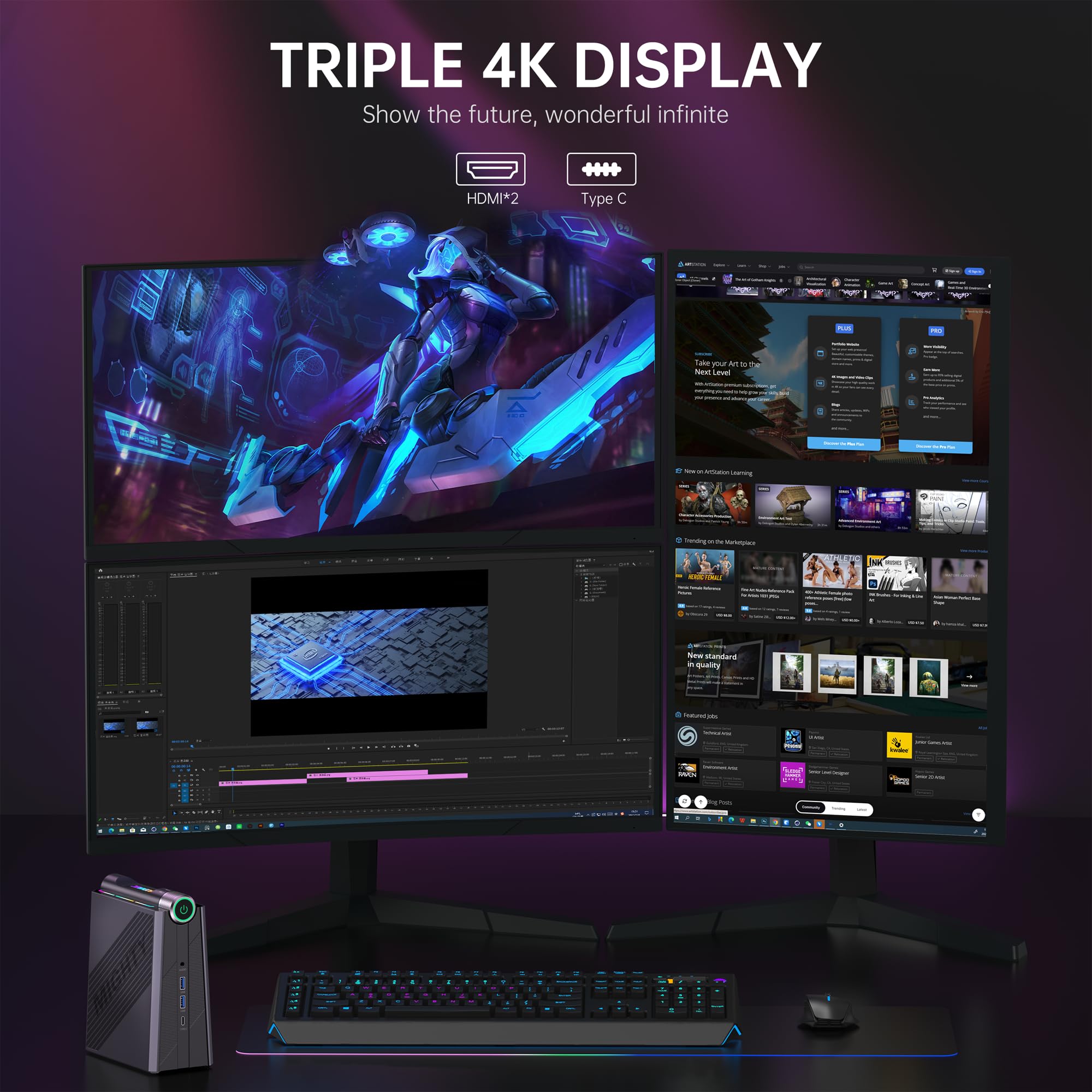 Mua ACEMAGIC [Mini Gaming PC] Core i9-11900H up to 4.9GHz,Mini Computer ...