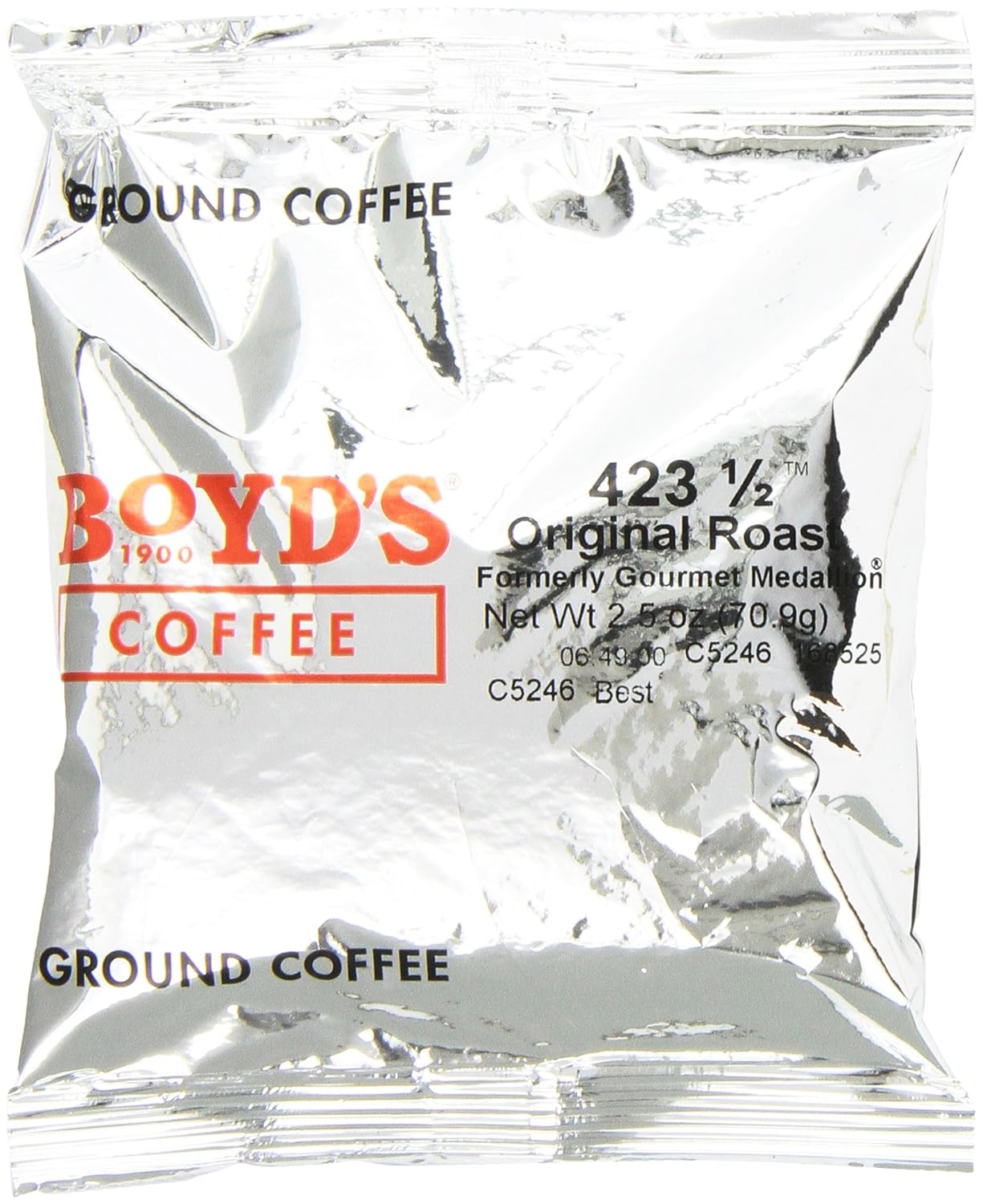 Amazon.com : Boyds Coffee Gourmet Medallion, Ground Medium Roast Coffee ...