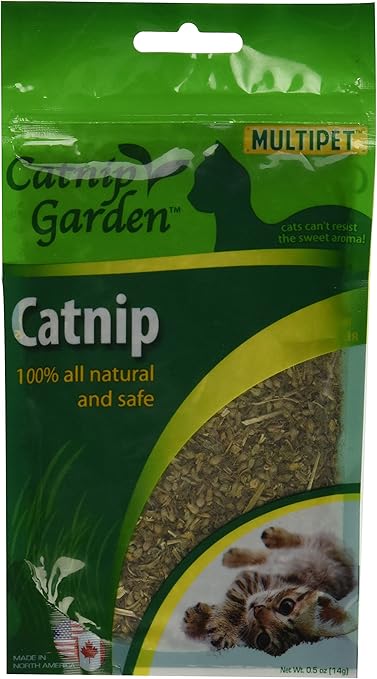 Multipet Catnip Garden Gusseted Bag of Catnip, 1/2-Ounce: Amazon.ca: Pet Supplies