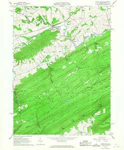 Amazon.com : YellowMaps Spring Mills PA topo map, 1:24000 Scale, 7.5 X ...