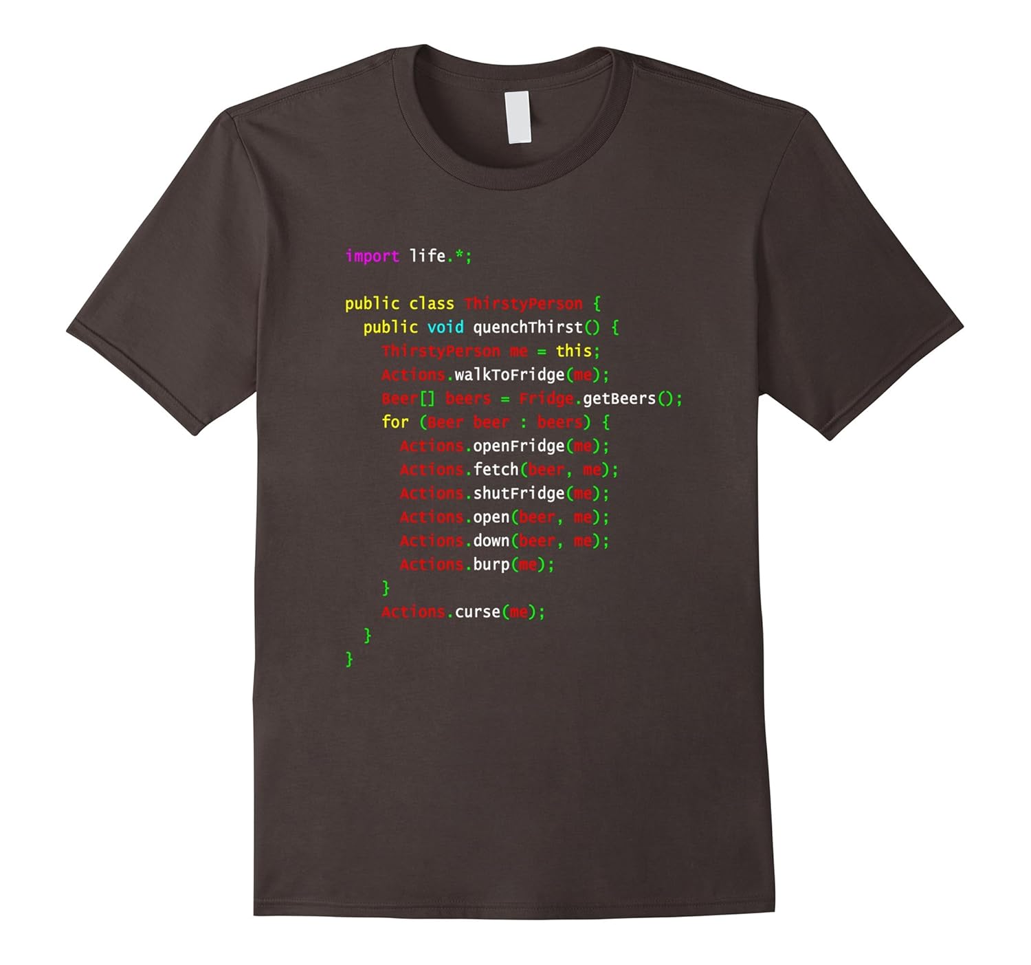 Thirsty Java Code – An Original SWOZ T-Shirt-Art – Artvinatee