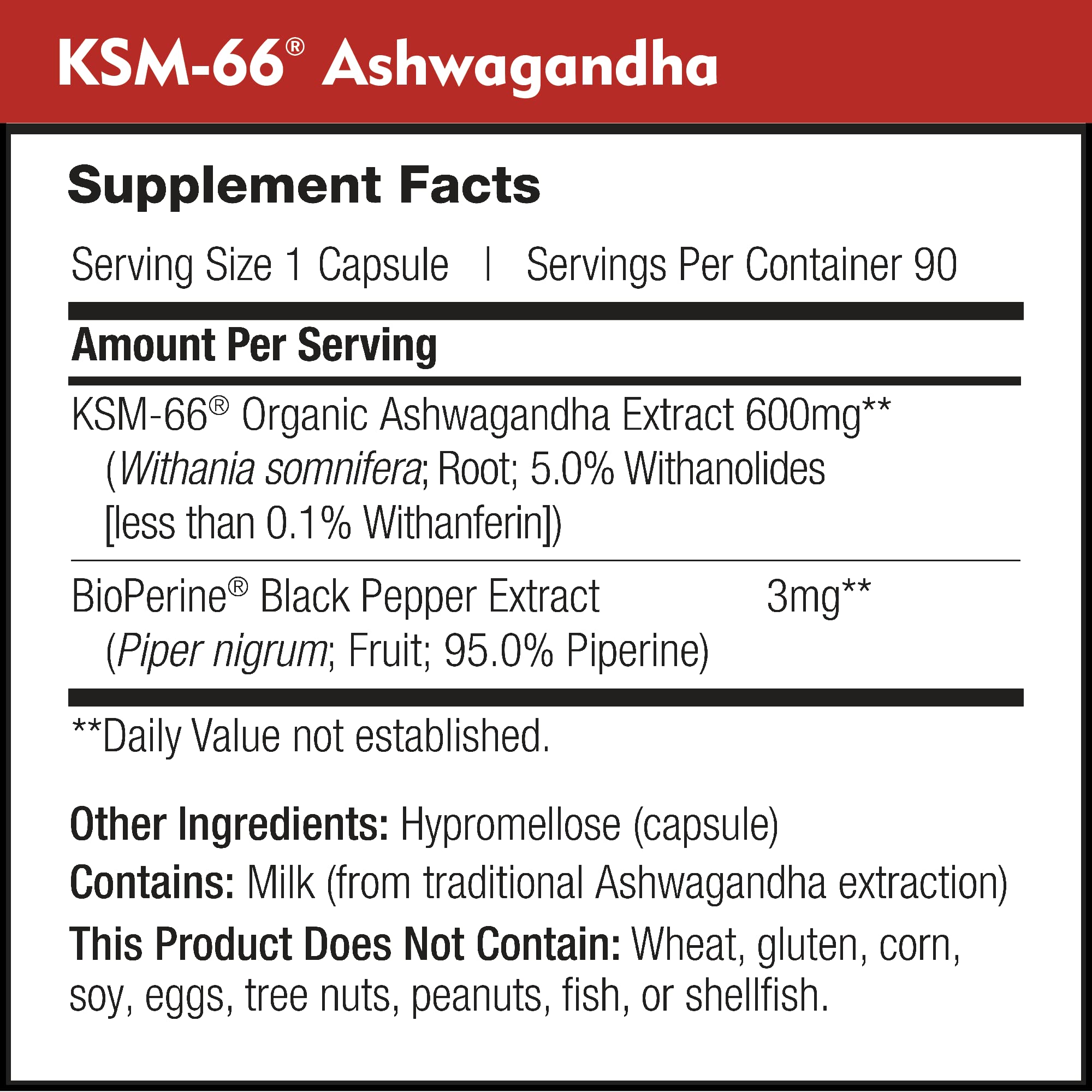 Mua KSM-66 Ashwagandha 600mg Organic Root Extract - High Potency ...