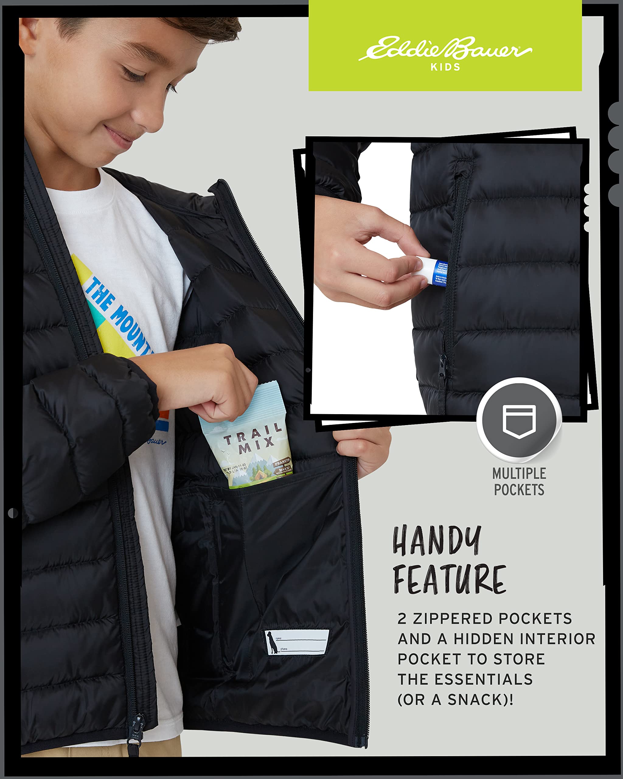 Mua Eddie Bauer Boys' Jacket - CirrusLite Weather Resistant Down Coat ...