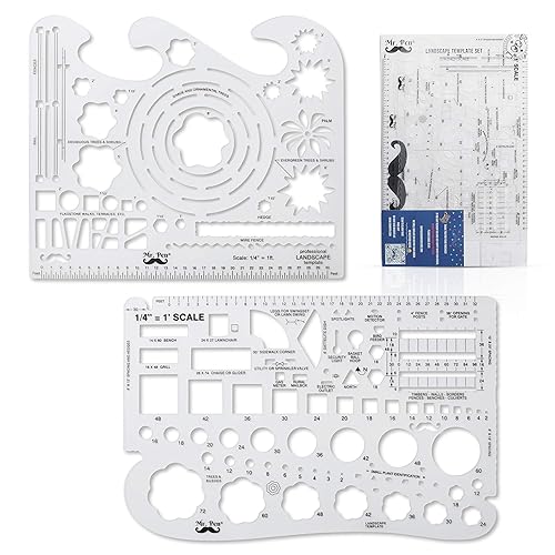 Mr. Pen- Landscape Templates, Architectural Templates, Drafting Tools ...