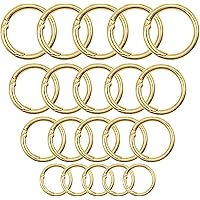 Amazon.com: Maydahui 40PCS Spring O Ring Zinc Alloy Spring Clip 4 Size ...