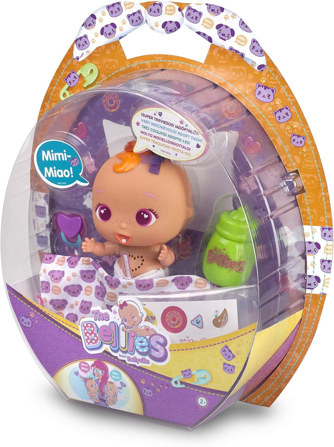 The Bellies – Mimi -Miao, Interactive Doll for Boys and Girls Ages 3-8 ...
