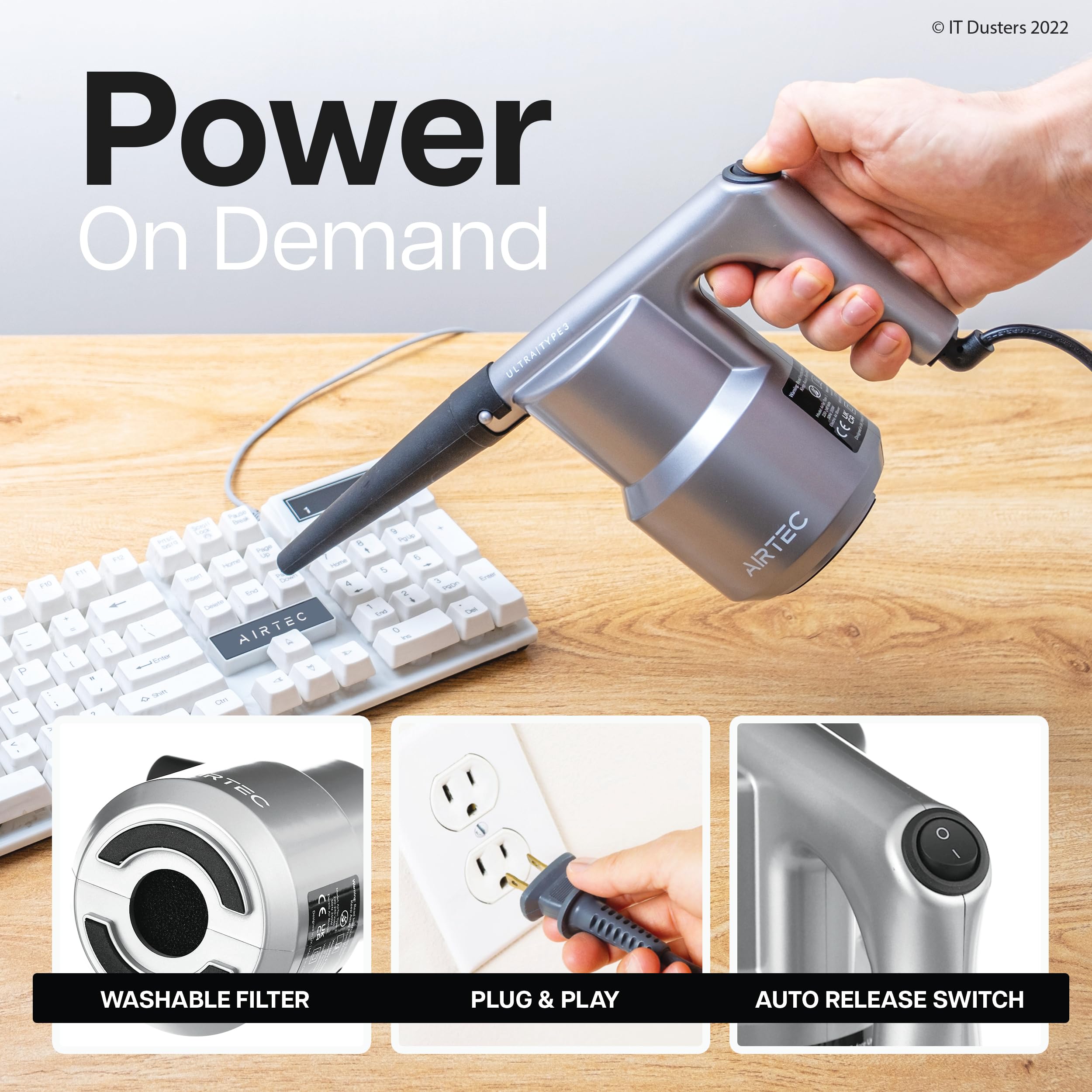 Mua IT Dusters AirTec Ultra Electric Air Duster Blower for PC, Laptop ...