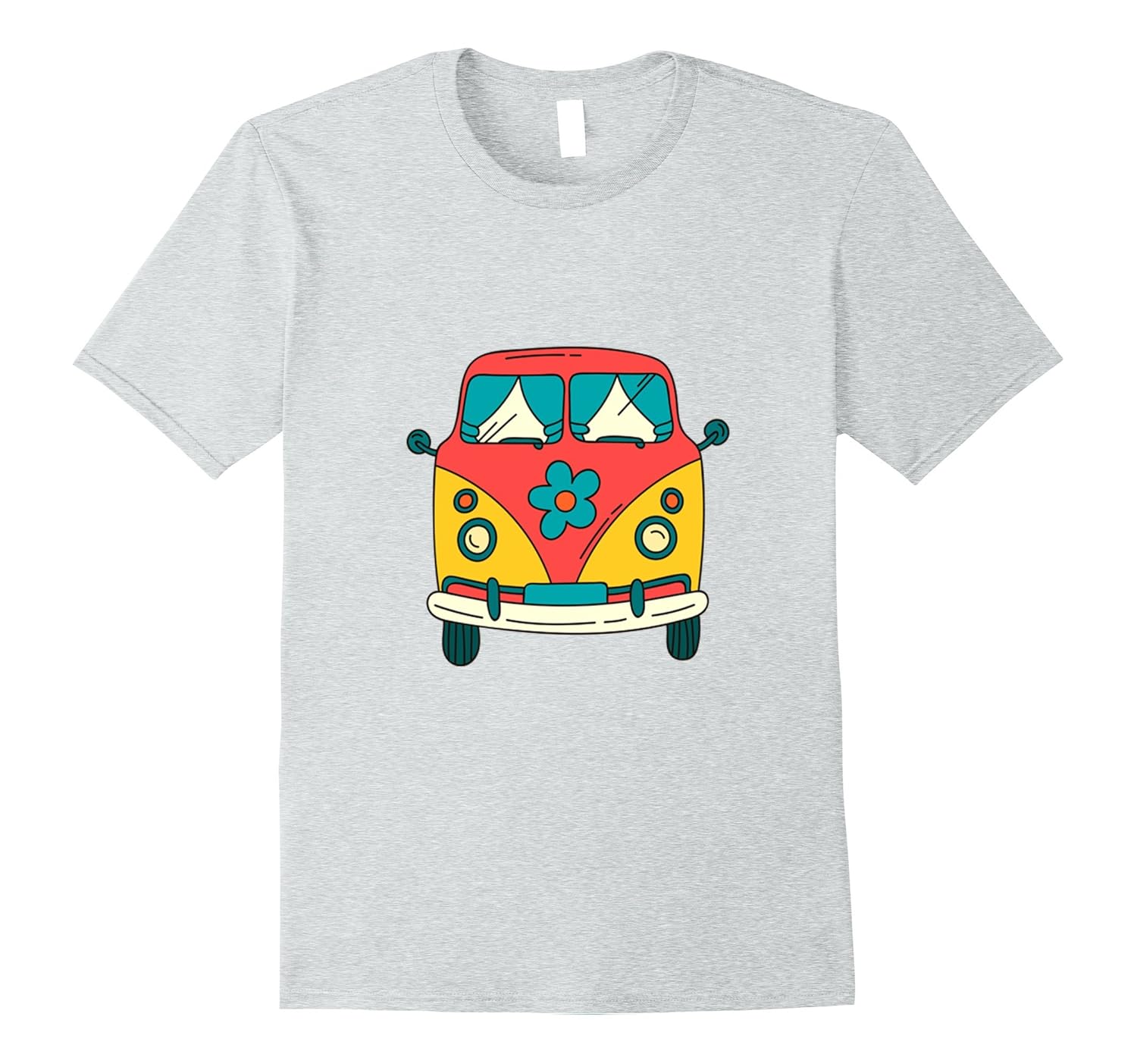 Cute Retro Hippie Van T-Shirt-TJ – theteejob
