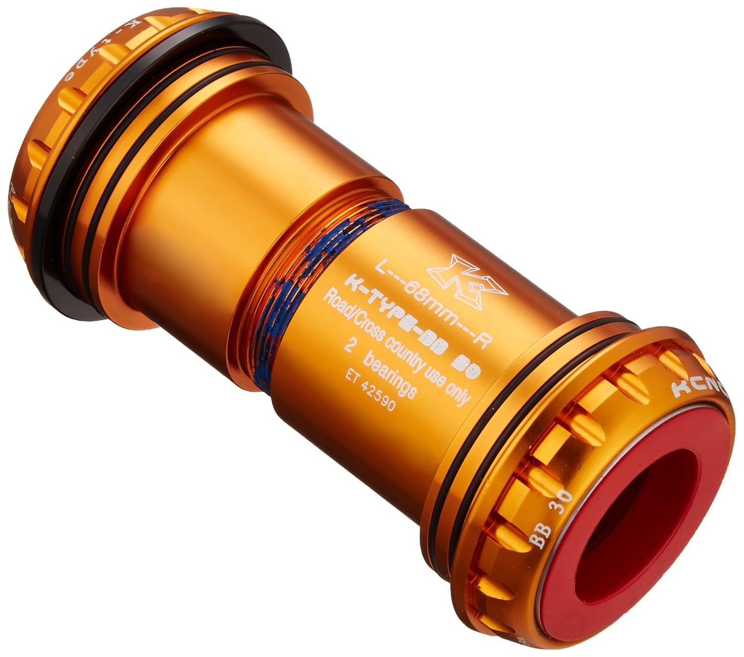 KCNC BB30 Adapter Tretlager 68 mm für Shimano BB Road Bike Gold: Amazon.de: Sport & Freizeit