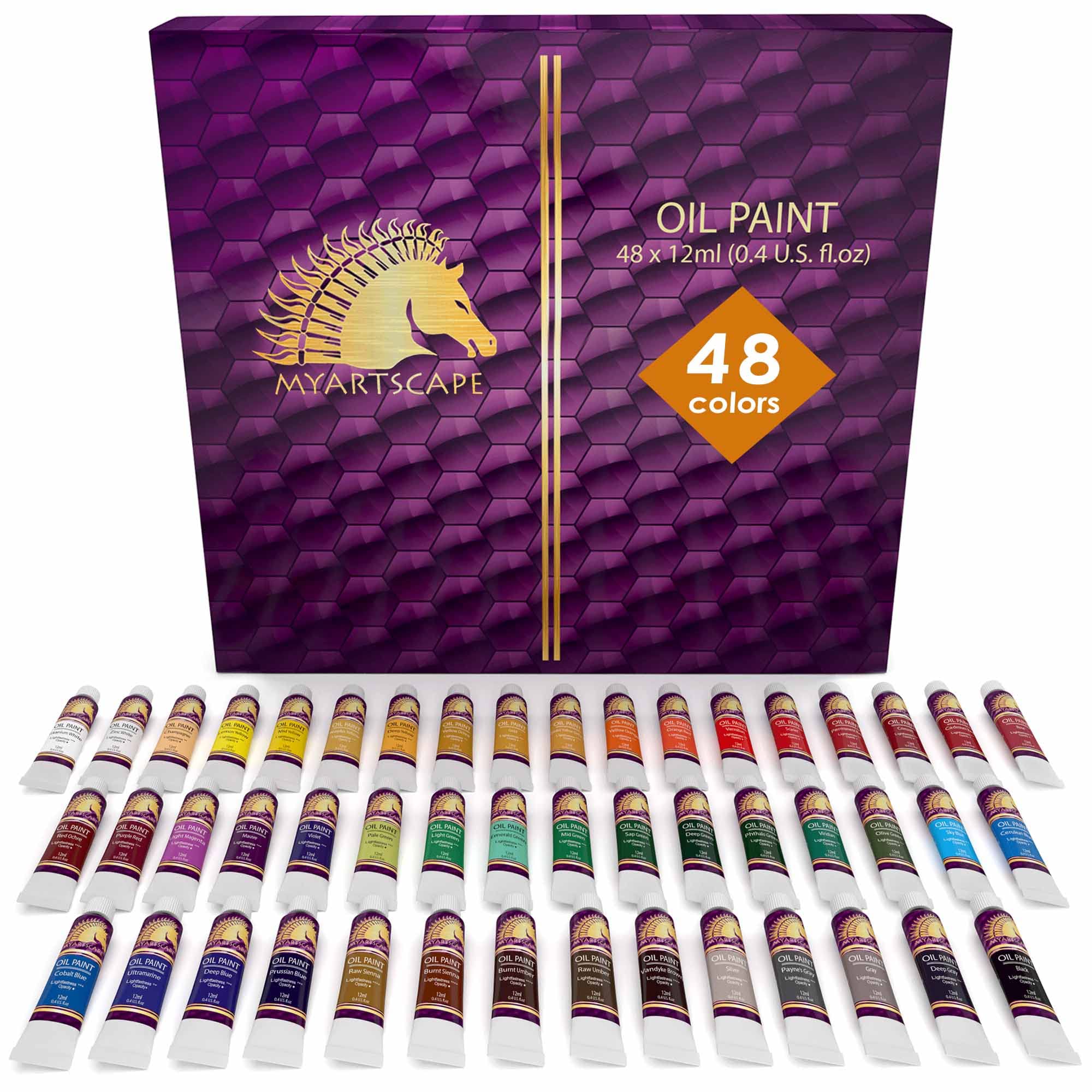 Mua MyArtscape Artist Paint Oil Paint Set - 12ml x 48 Tubes Art Paints ...