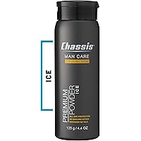 Amazon.com: Chassis Ice Premium Natural Body Powder for Men, Anti ...