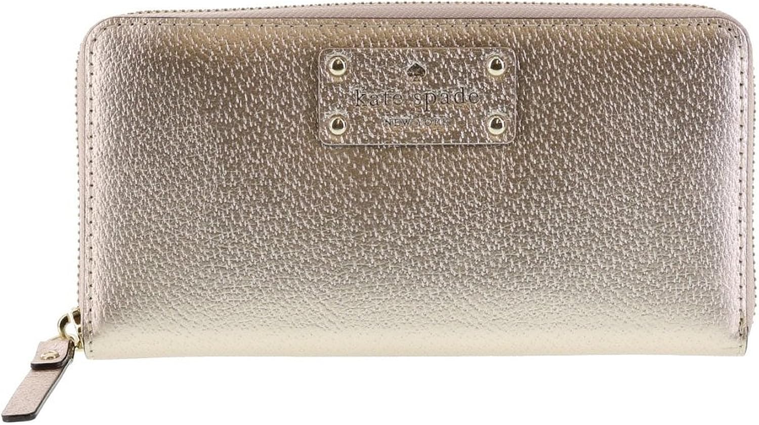 Kate Spade Wellesley Neda Zip Around Wallet (Rose Gold) at Amazon Women ...